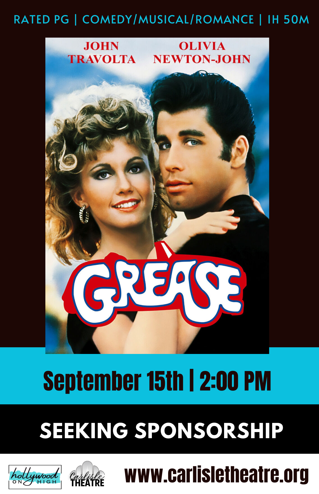 Film Event: GREASE - Carlisle Theatre